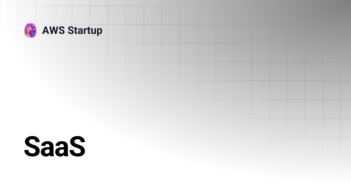 SaaS | AWS Startup